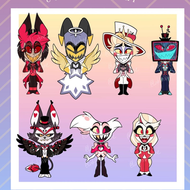 Angel Dust Chibi - Etsy