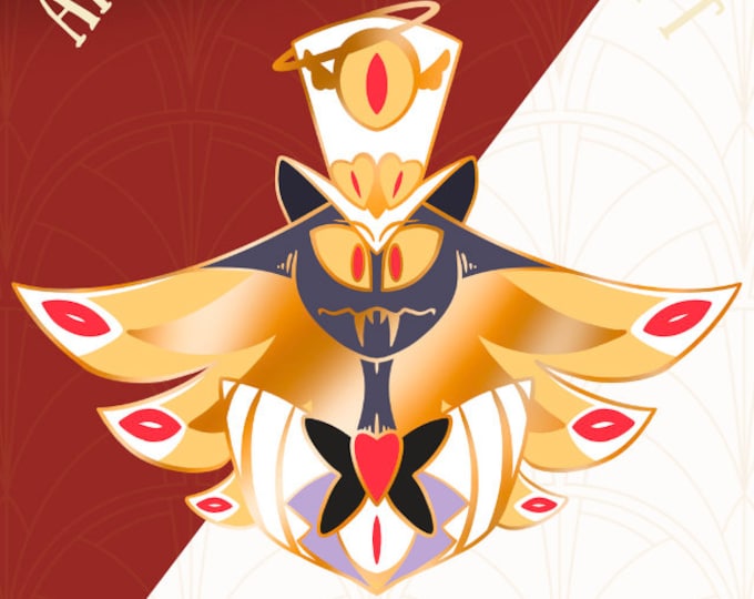 IN HAND Hazbin Hotel Angel Sir Pentious 2" Pin - Etsy