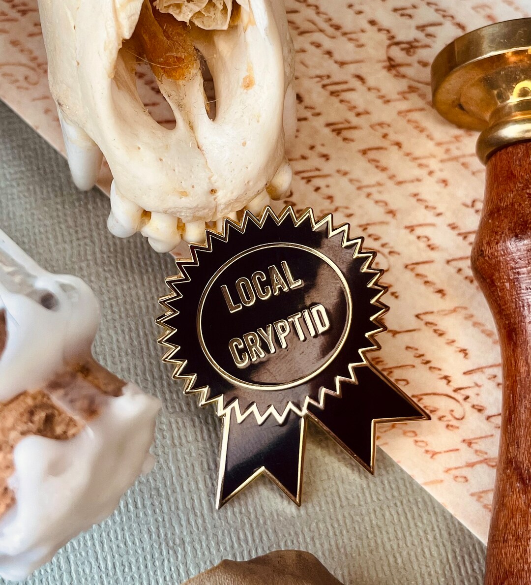 1.5 Local Cryptid Award Ribbon Enamel Pin - Etsy Canada