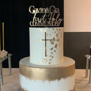 Communion Cake Topper, Baptism Cake Topper, Christening Cake Topper ...