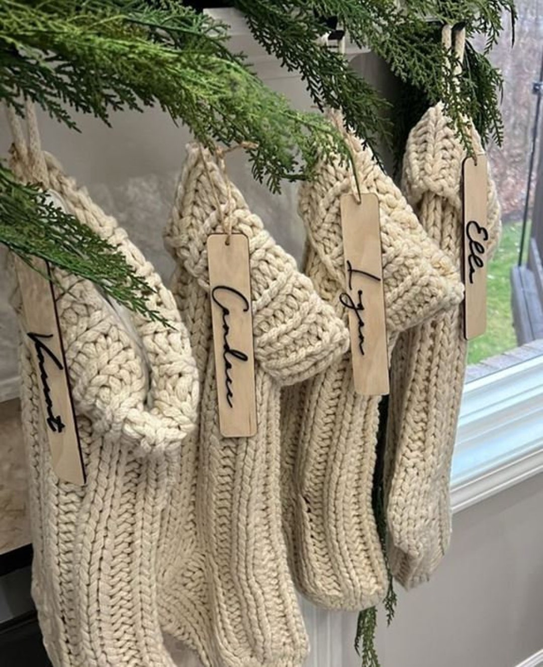 Christmas Tags, Stocking Tags, Christmas Tags Personalized, Christmas ...