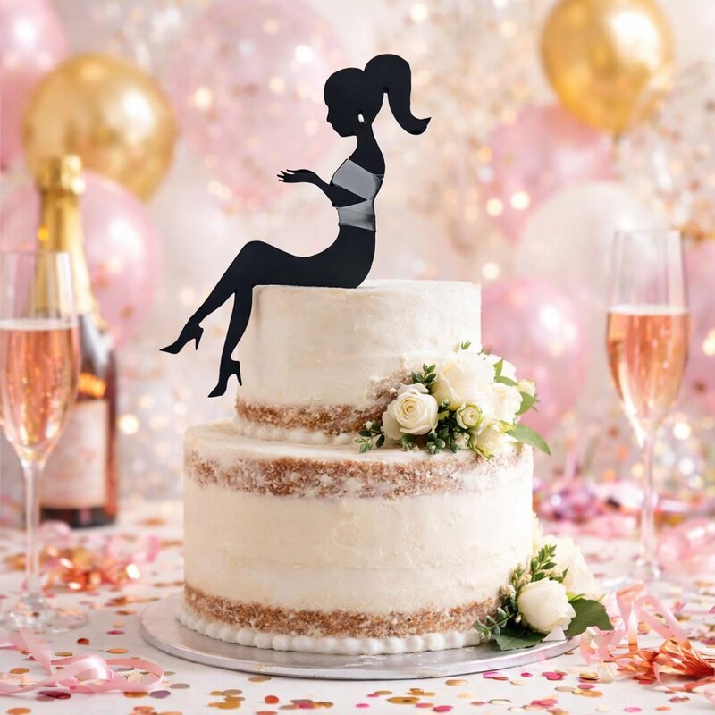 Woman Sitting on Cake - Etsy