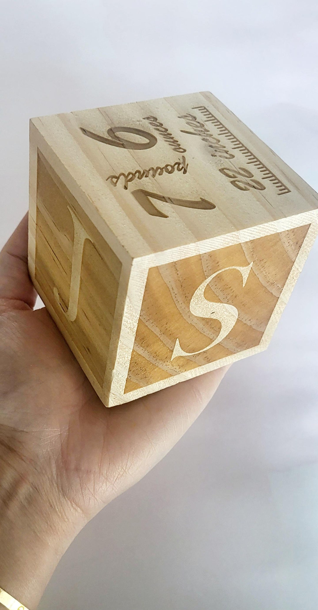 Personalized Baby Block, Custom Baby Block, Baby Name Block, Nursery ...