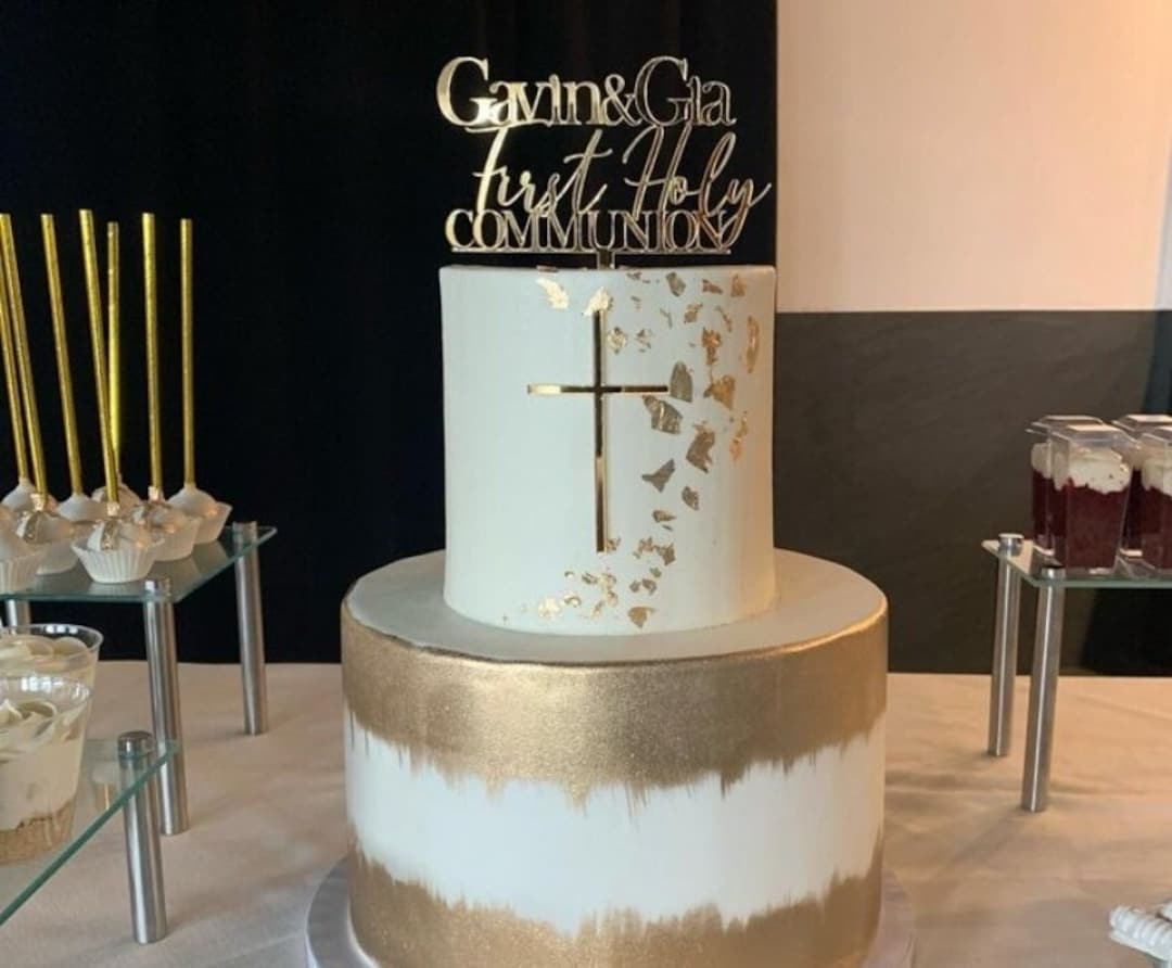 Communion Cake Topper, Baptism Cake Topper, Christening Cake Topper ...