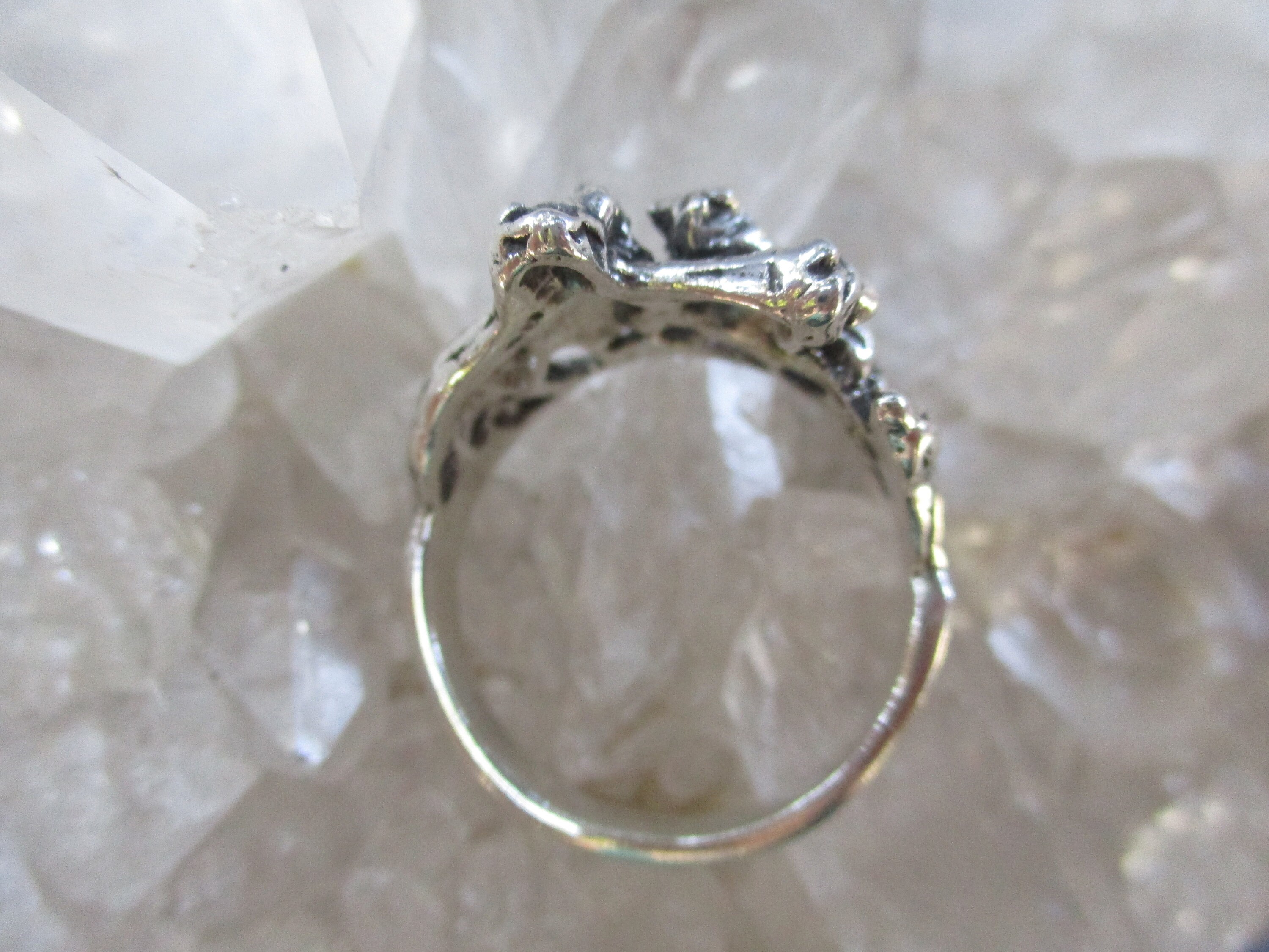 Wolf Pack Ring sterling Silver Hand Cast Great Details Size | Etsy