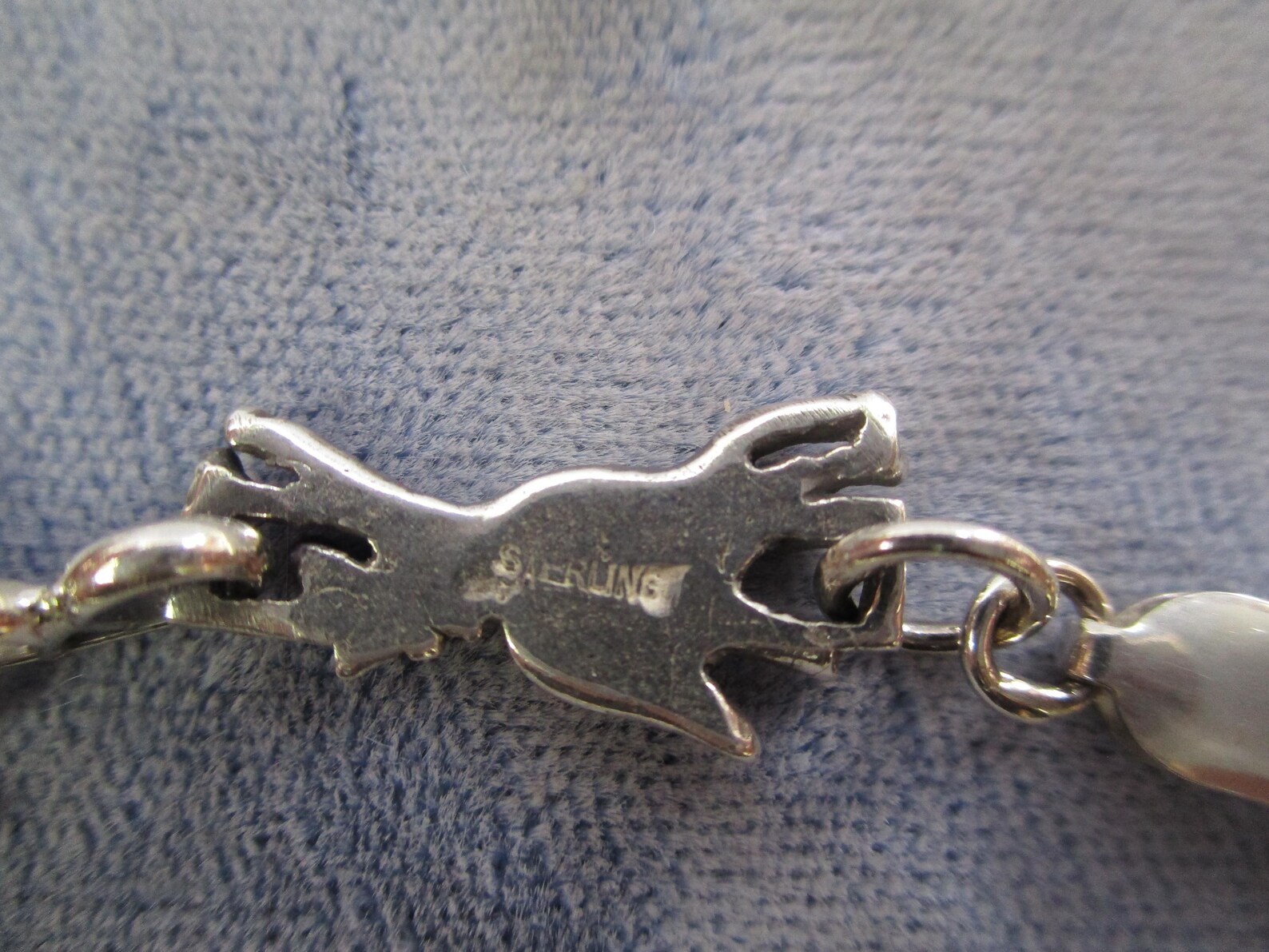 Pegasus Link Bracelet -hand Cast Original Links- Sterling Silver 7 1/2 ...