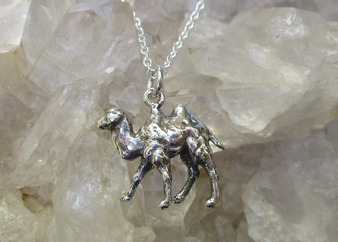 Camel Necklace -hand Cast Sterling Silver- 3d Details W/18 Inch ...