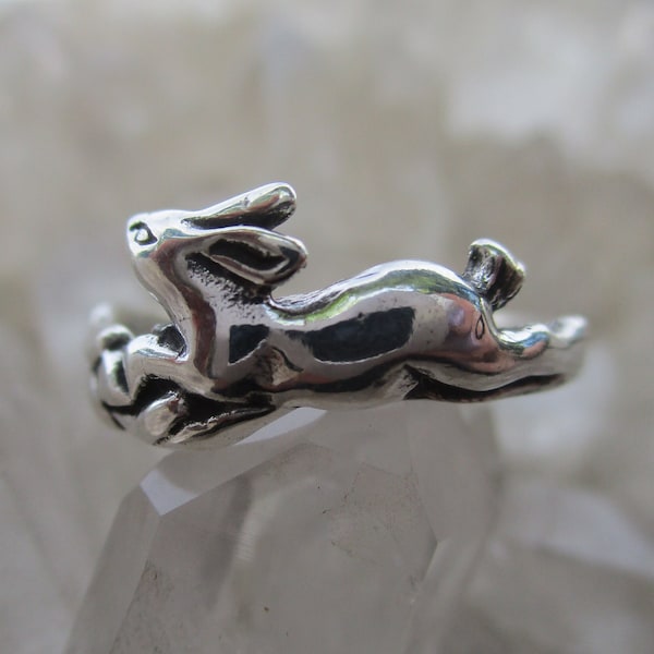 Rabbit Ring - Etsy