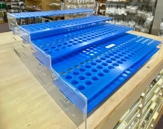 3 Unit/set of Seed Bead Tube Organizer. 336 Tube Holder. Adjustable to ...