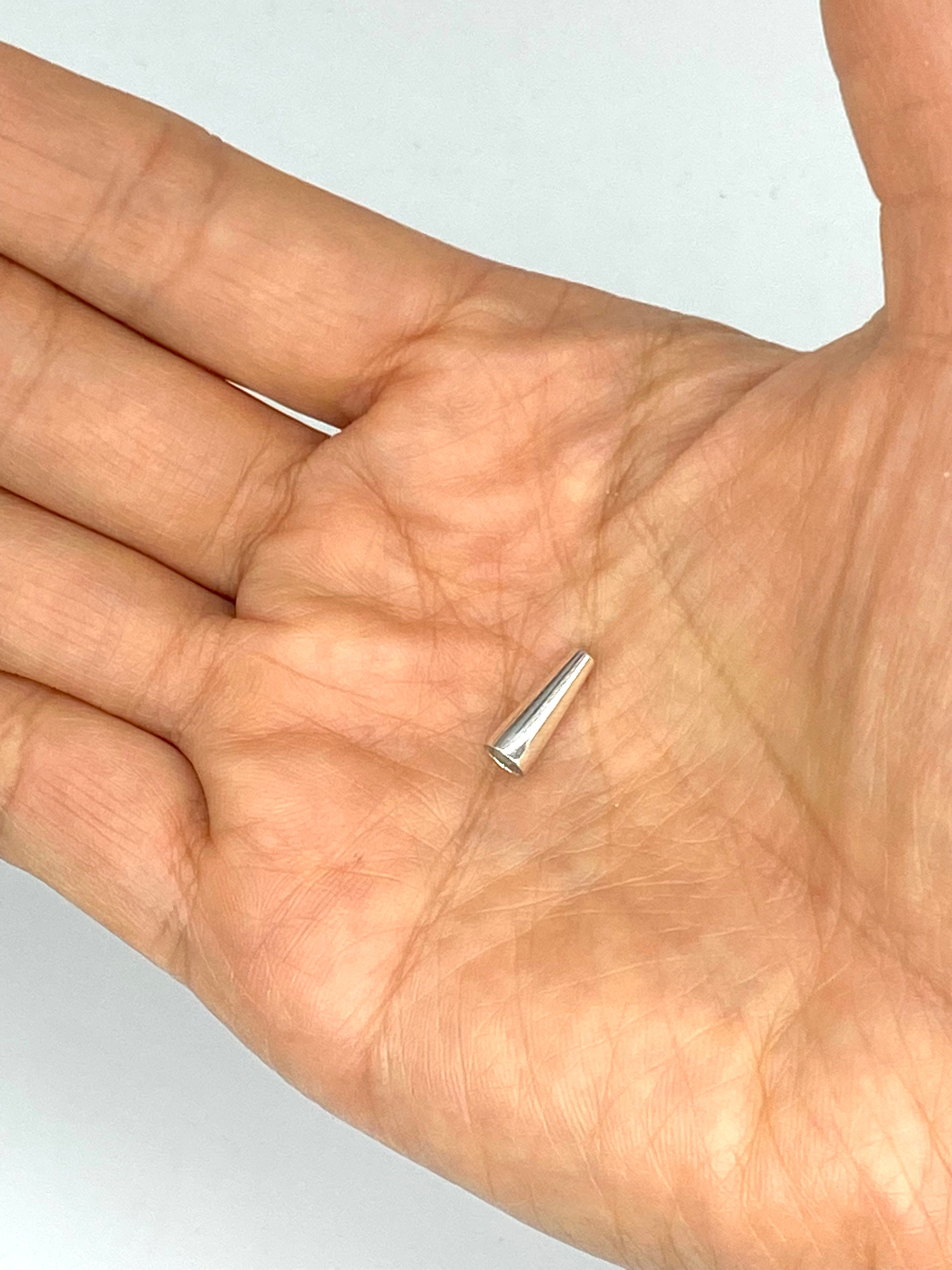 Smooth Plain Cone Sterling Silver 925. Sold Individually or 10 Piece ...