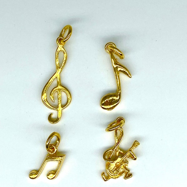 Music Notes Charm - Etsy
