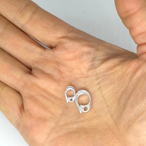 Argentium Silver Hinged Enhancer Bail With Ring - Etsy