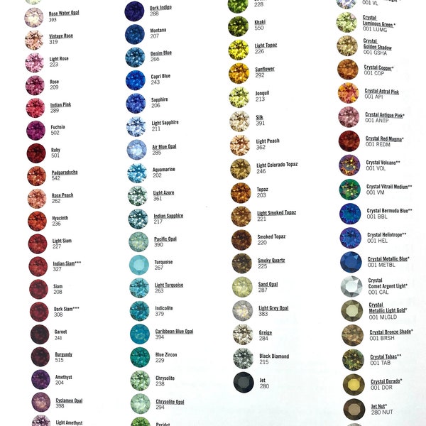 Swarovski Crystal Beads - Etsy