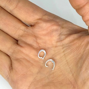 Enhancer Bail Sterling Silver .925 Choose Size. Free Shipping. - Etsy