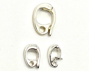 Enhancer Bail Sterling Silver .925 Choose Size. Free Shipping. - Etsy