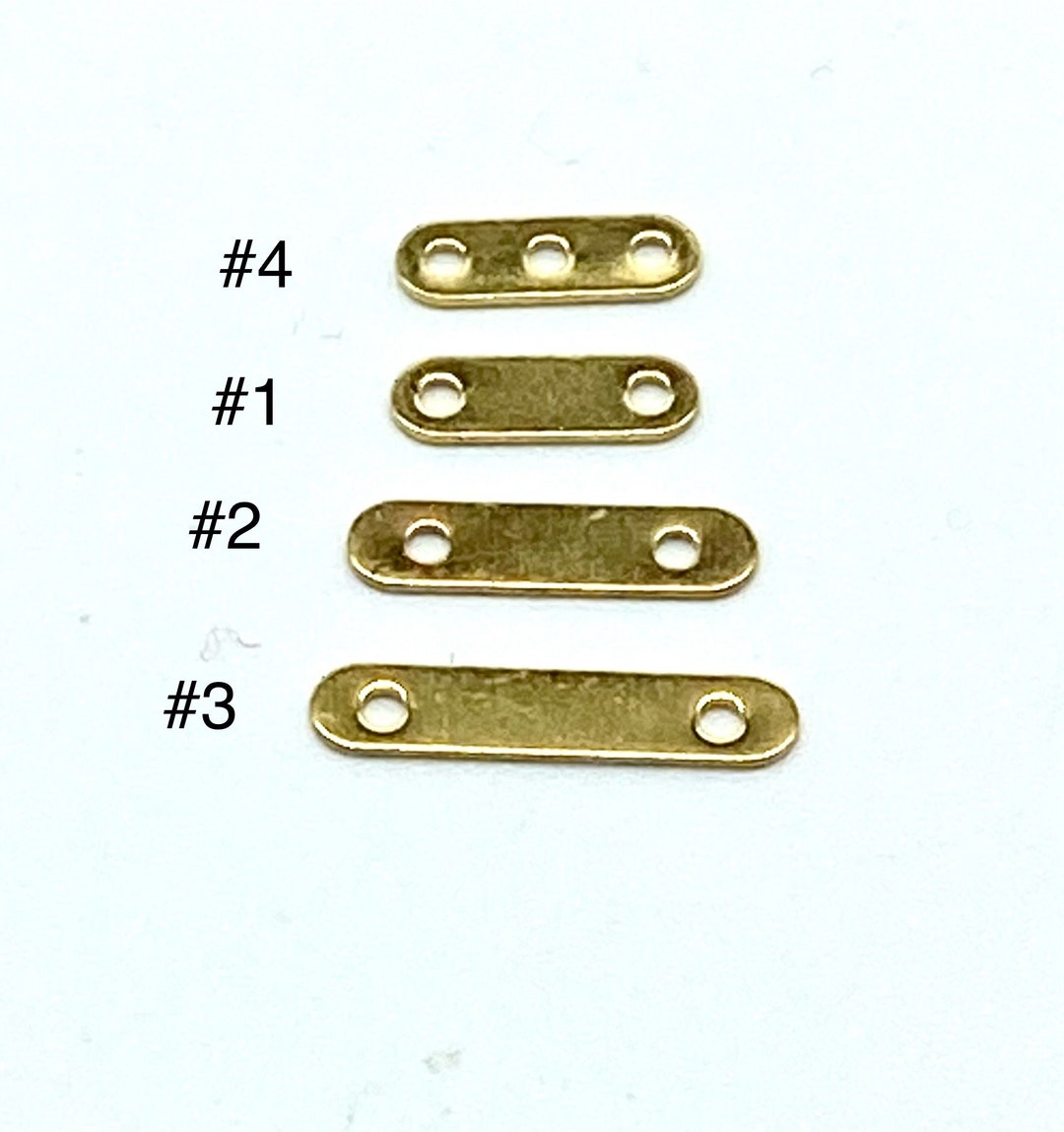 Gold Plated Spacer Bars for Multiple Strands Jewelry. Choose Size. FREE ...