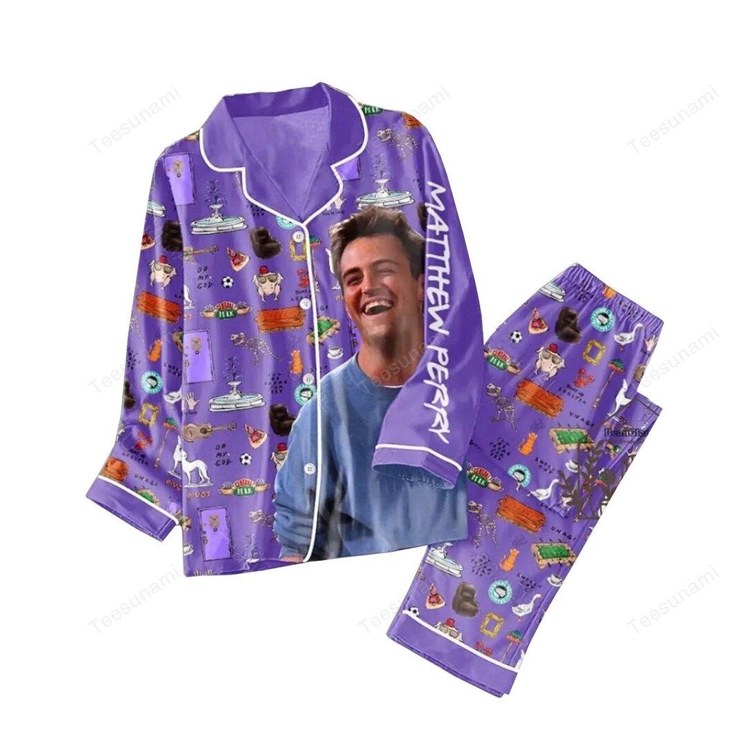 Retro Sitcom TV Show Inspired Pajama Set – Funny Character Sleepwear ...