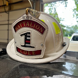 Thin Red Line Fire Helmet Shield - Custom Personalized Fits Cairns ...