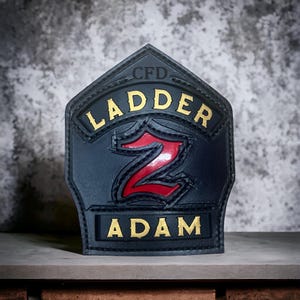 Custom Leather Fire Helmet Shield - Handcrafted Firefighter Helmet ...