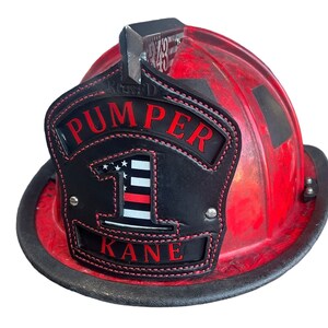 Thin Red Line Fire Helmet Shield - Custom Personalized Fits Cairns ...