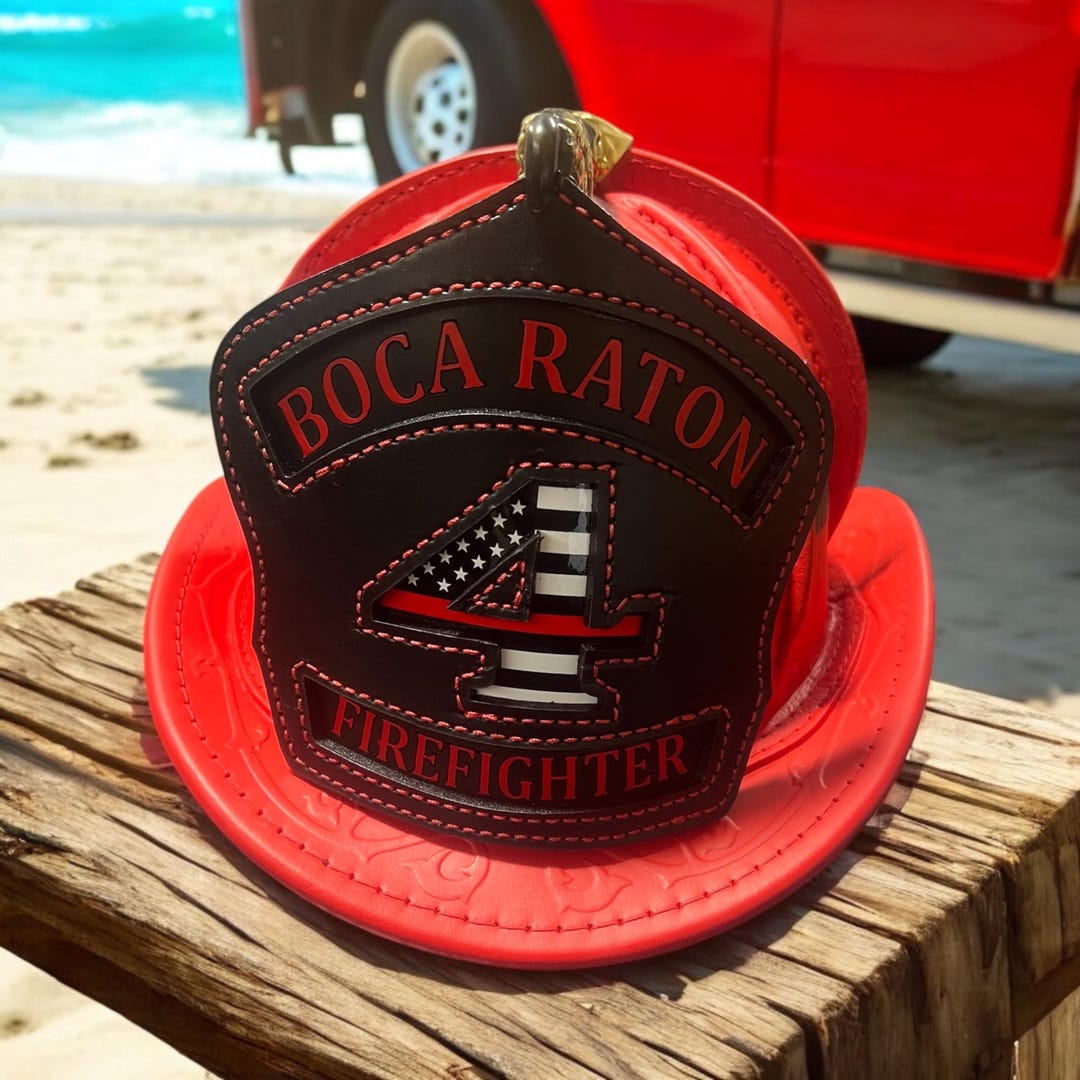 Thin Red Line Fire Helmet Shield - Custom Personalized Fits Cairns ...