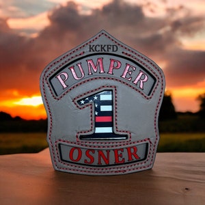 Thin Red Line Fire Helmet Shield - Custom Personalized Fits Cairns ...