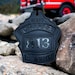 Passport Firefighter Helmet Shield - Removable ID - Fire Helmet Front ...