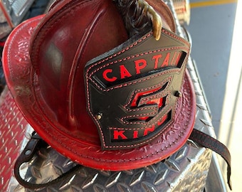 Custom Fire Helmet Shield - Etsy