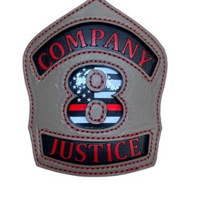 Thin Red Line Fire Helmet Shield - Custom Personalized Fits Cairns ...