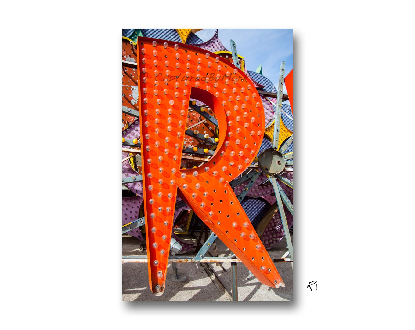 Letter Art, Letter R Alphabet Art, Vintage Vegas Neon Sign Letters - Etsy