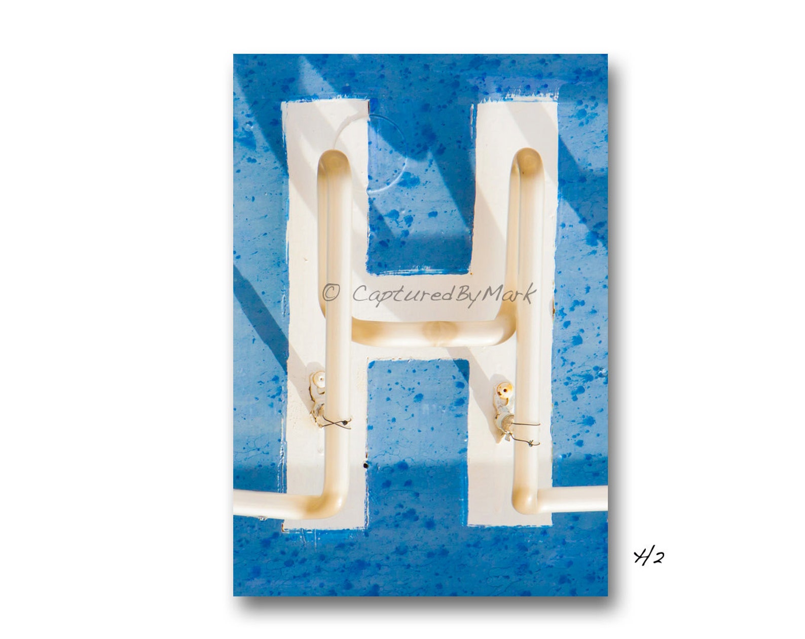 Letter Art Letter H Alphabet Art Vintage Vegas Neon Sign - Etsy