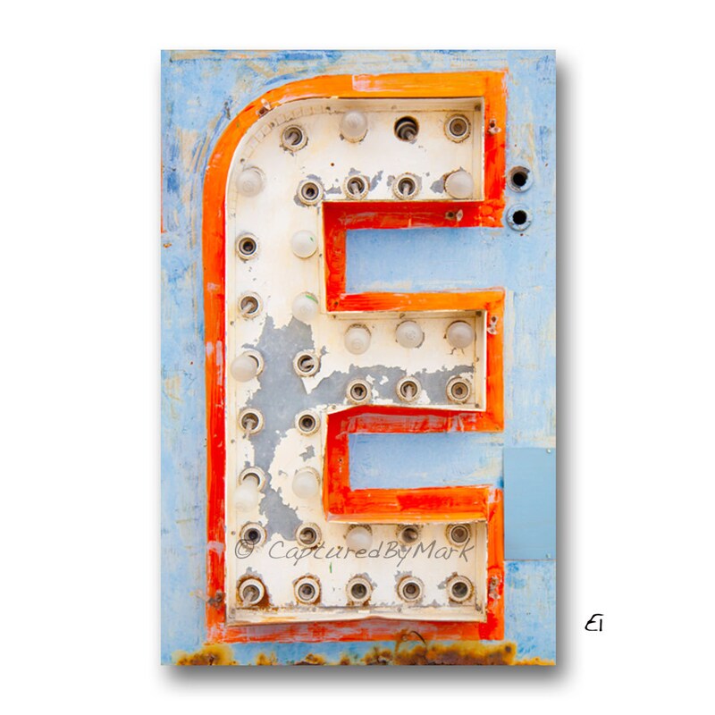 Letter E Wall Art - Etsy