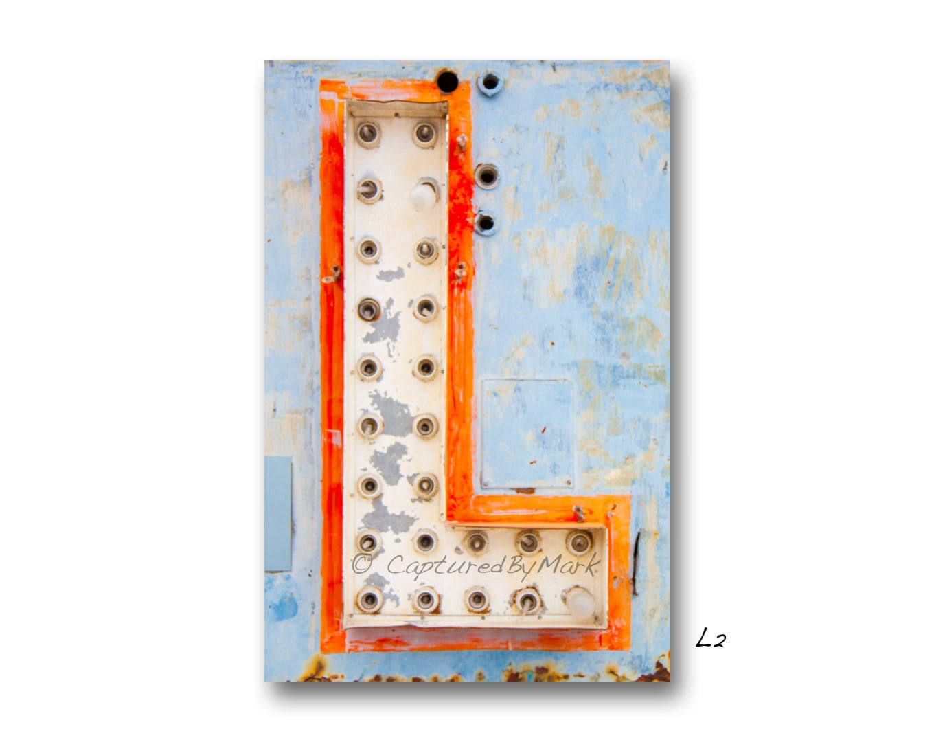 Letter Art, Letter L Alphabet Art, Vintage Vegas Neon Sign Letter Fine ...