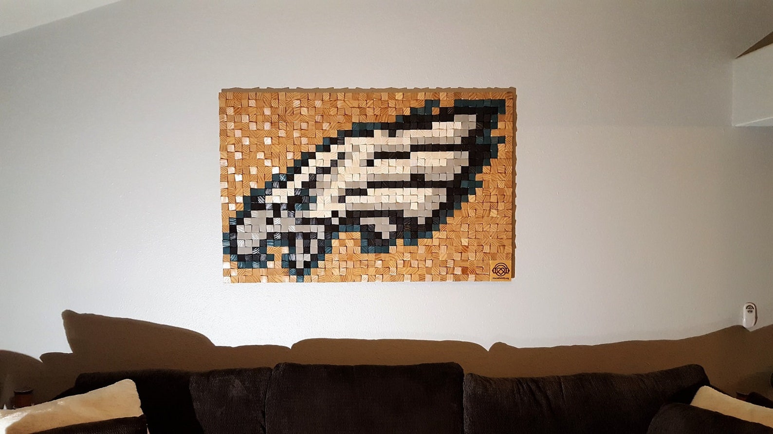 Philadelphia Eagles Art Wood Wall Art Wood Wall Decor Wood - Etsy