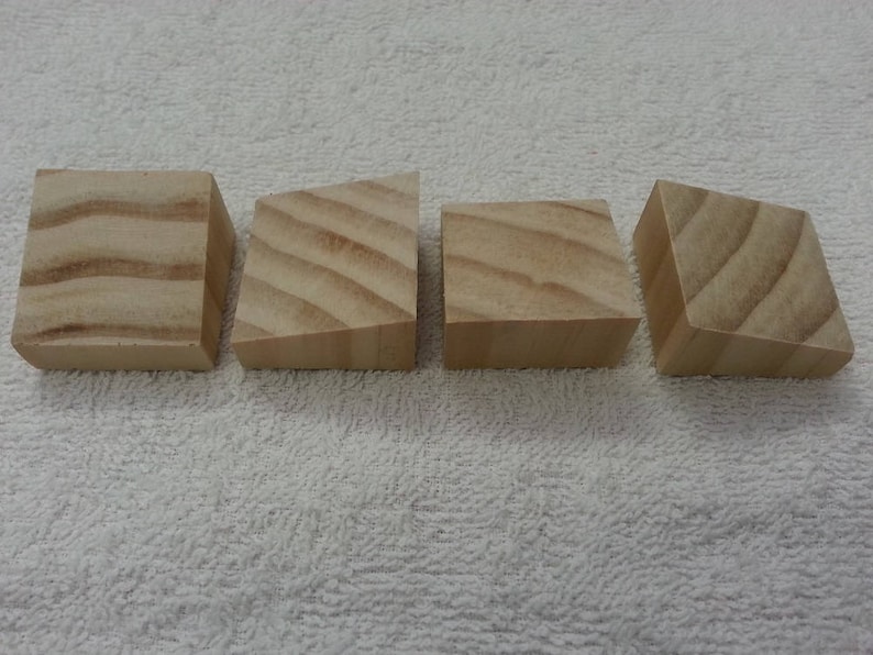 Wood Blocks, Wood Craft Blocks, Square Craft Blocks, Pine Blocks, 1-1/2 ...