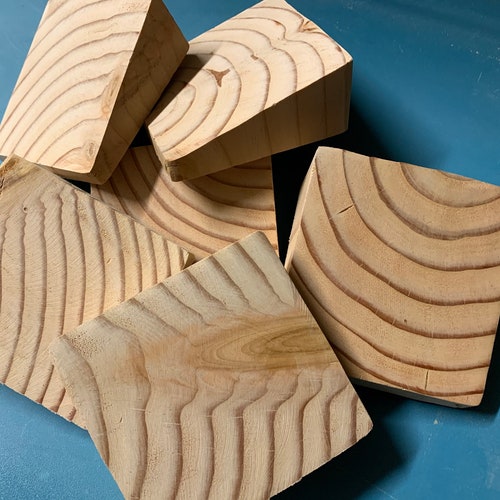 Wood Blocks Wood Craft Blocks Square Craft Blocks Wood Art - Etsy