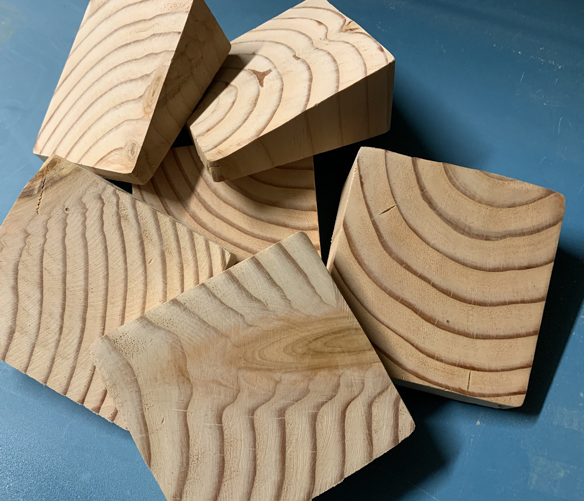 Wood Blocks, Wood Craft Blocks, Square Craft Blocks, Wood Art Blocks, 3 ...