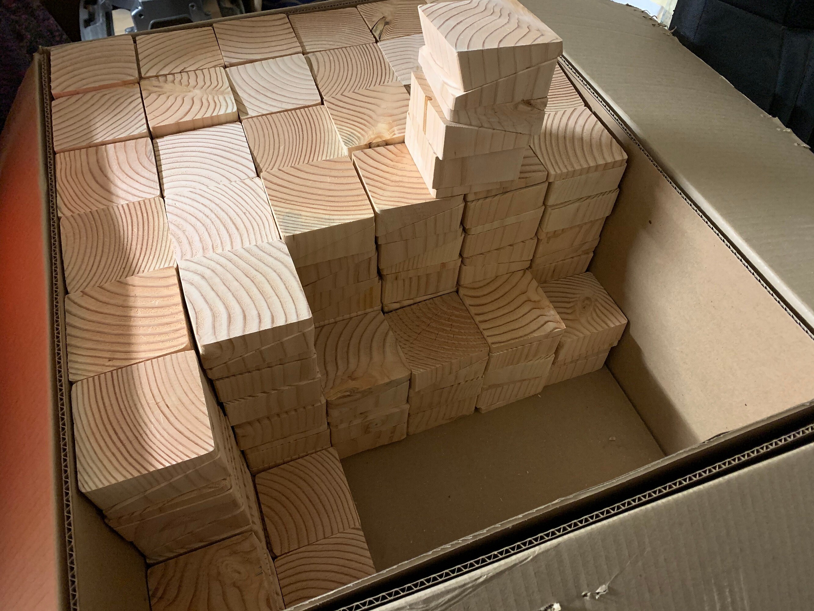 Wood Blocks Wood Craft Blocks Square Craft Blocks Wood Art - Etsy