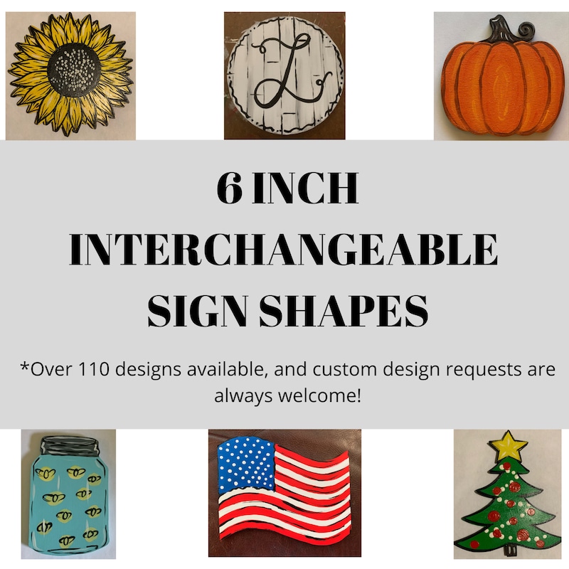 Interchangeable Welcome Sign - Etsy