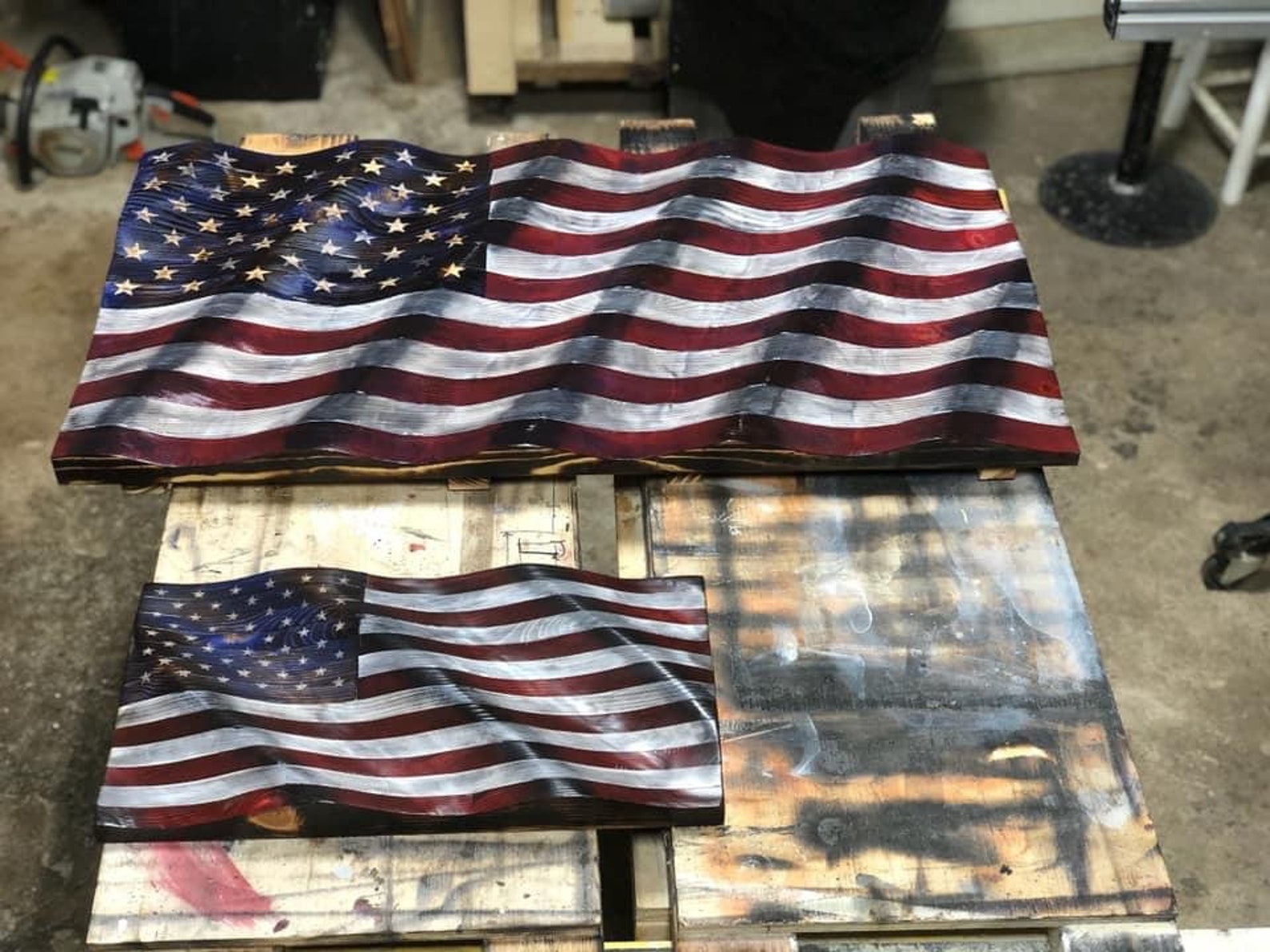 Rustic Waving Wood American Flag, Waving American Flag, Wavy Flag ...