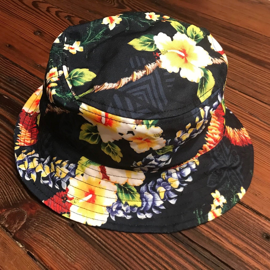 Ladies or Teen Size Hawaiian Bucket Hat - Etsy