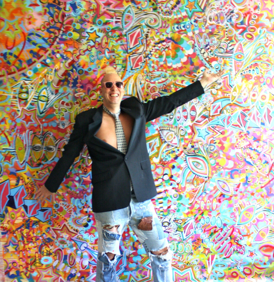 Chris Riggs Big Giant Huge Abstract Cubism Urban Painting - Etsy Canada
