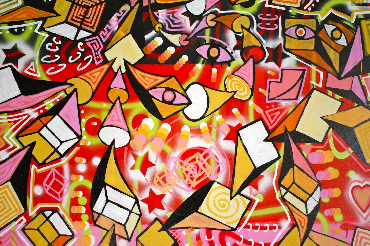 Chris Riggs Original Abstract Painting Canvas Modern - Etsy