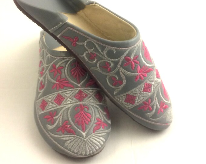 Moroccan Slipperswomen Slipperswomen Shoesmoroccan - Etsy
