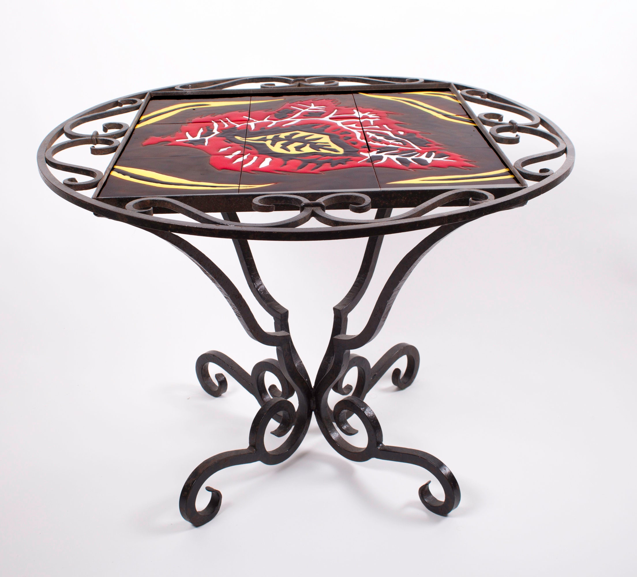 French Mid Century Tiles Coffee Table Jean Lurcat Signed - Etsy