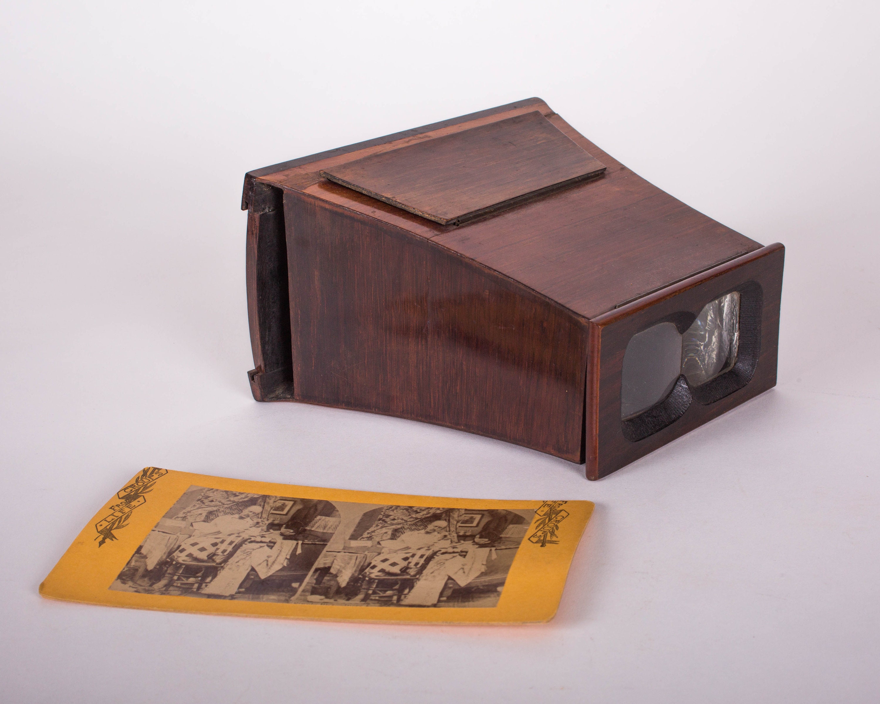 Antique French Stereoscopic Viewer Mahogany 19th. Prevnext - Etsy
