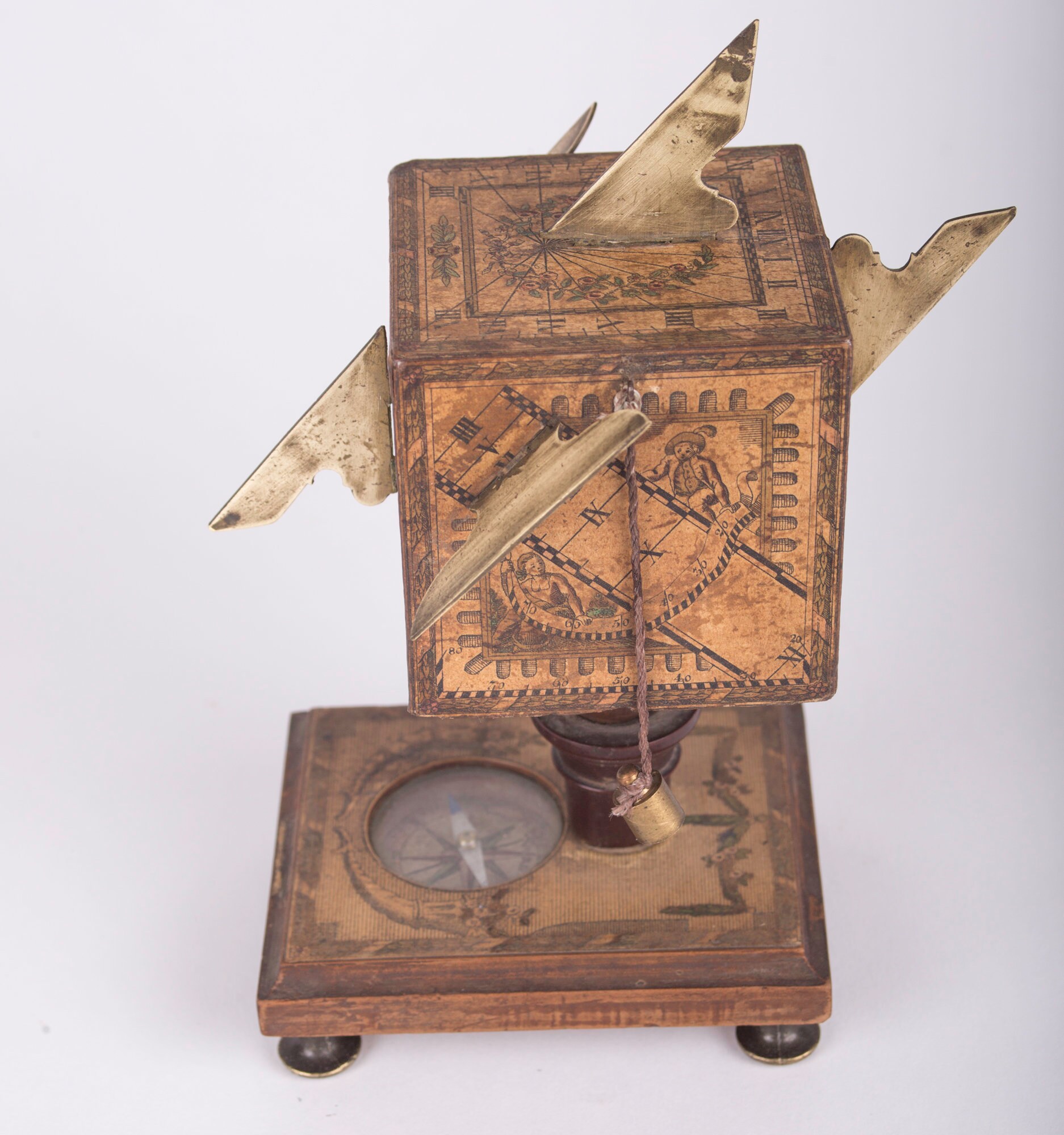 BERINGER CUBIC SUNDIAL Polyhedral 18TH Antique Sun Dial - Etsy