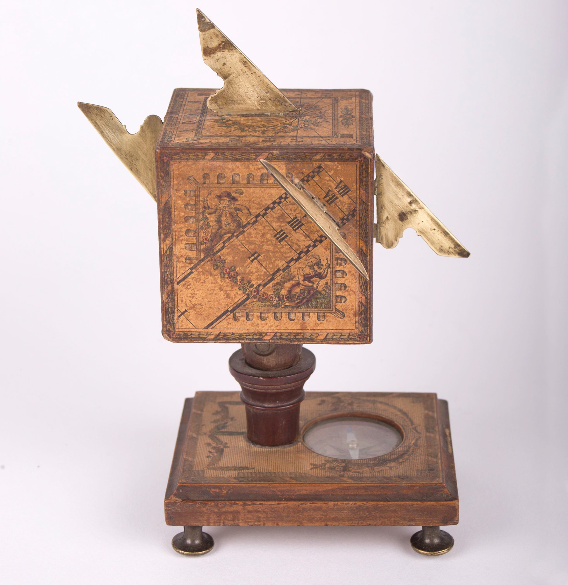 BERINGER CUBIC SUNDIAL Polyhedral 18TH Antique Sun Dial - Etsy