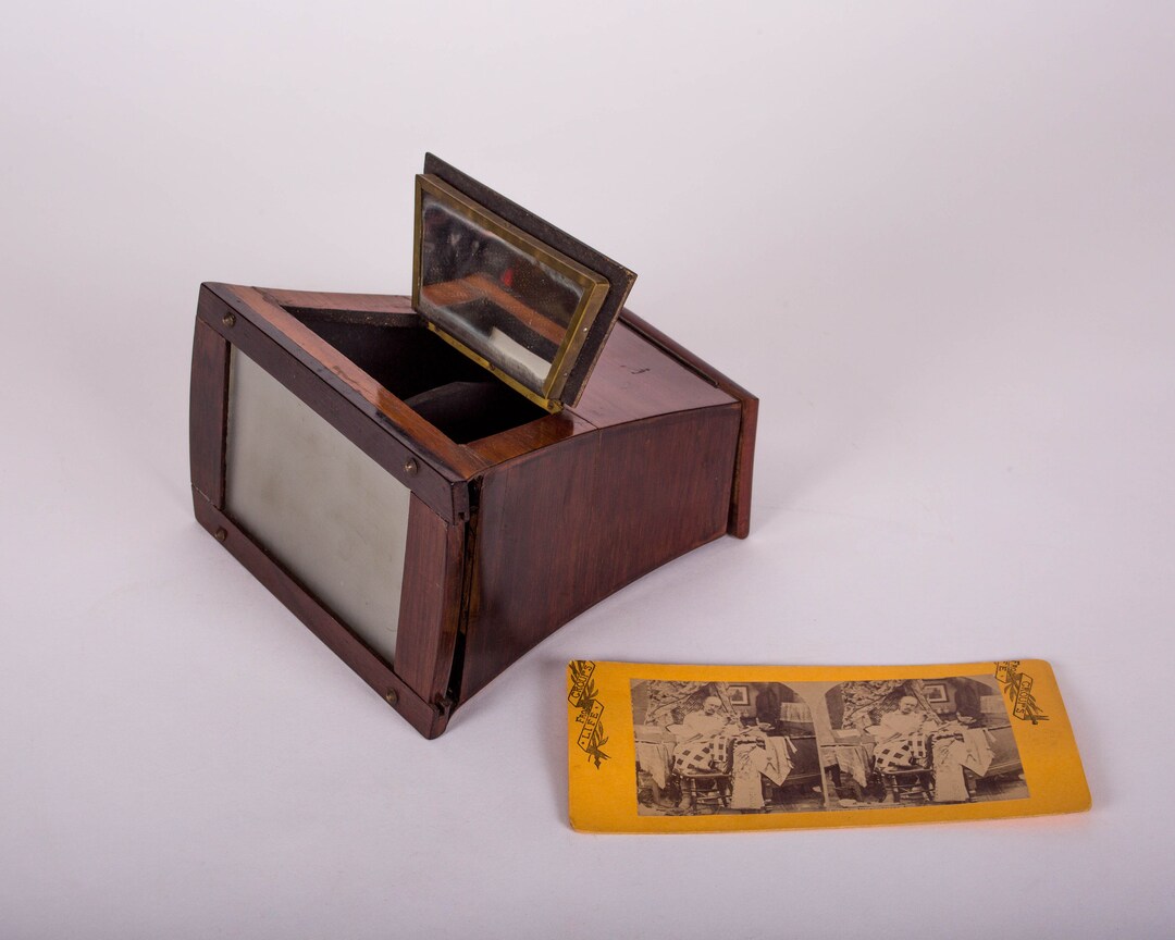 Antique French Stereoscopic Viewer Mahogany 19th. Prevnext - Etsy
