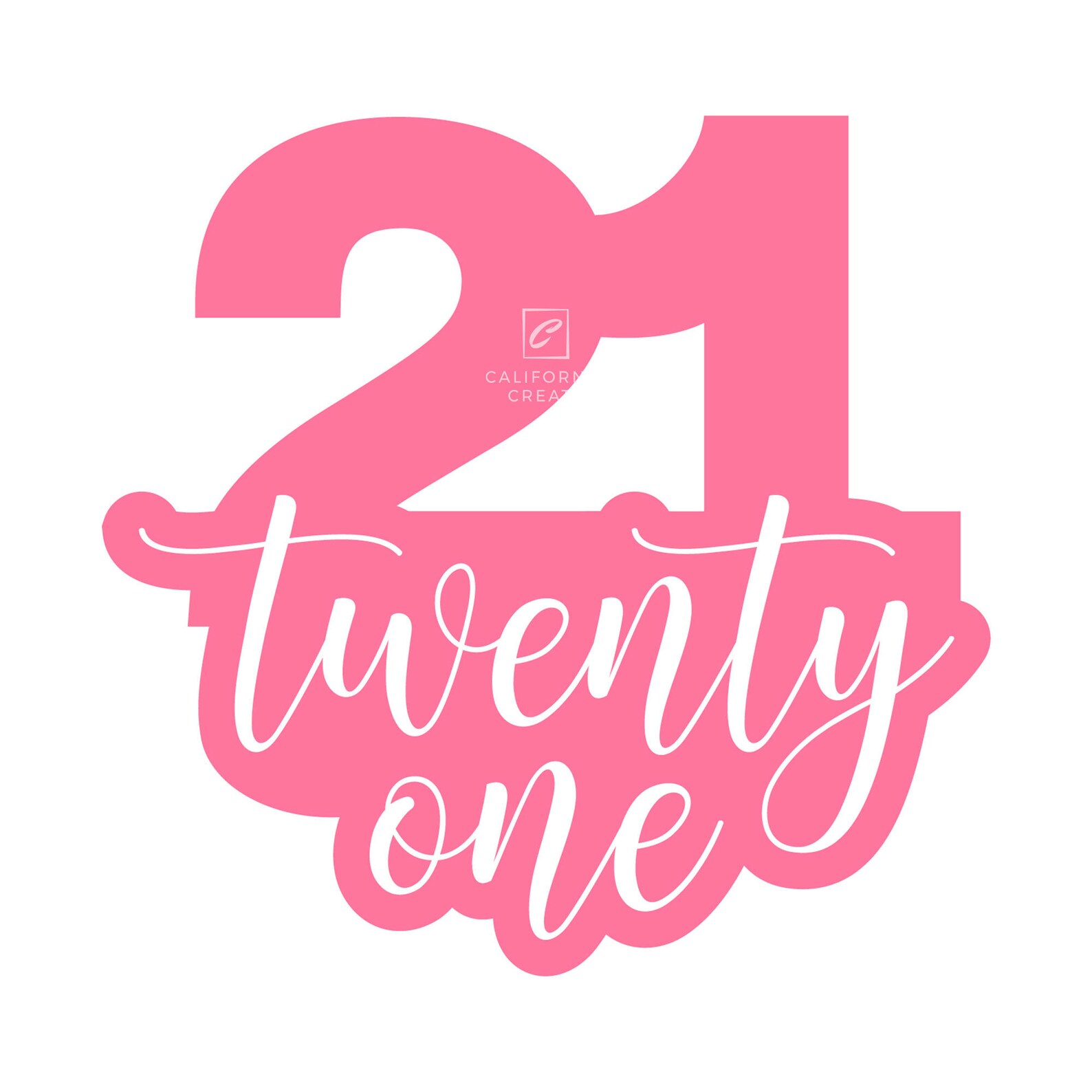 Number 21 Twenty One Custom Made Cookie Cutter With Letters - Etsy